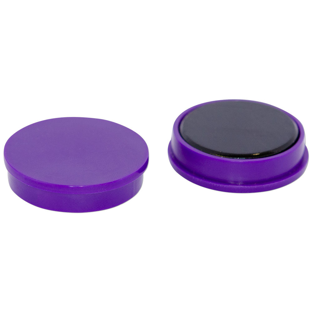 Strong Magnetic Whiteboard Button | PURPLE | Paper & Memo Holder ...