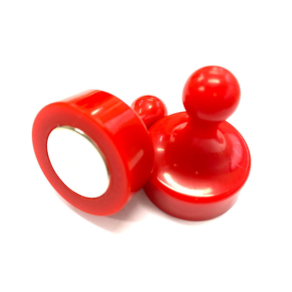 Neodymium Whiteboard Pin Magnet RED | Large | FRENERGY MAGNETS ...